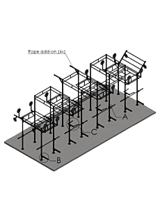 Crossfit Rigs Outdoor Racks - Muscle Power