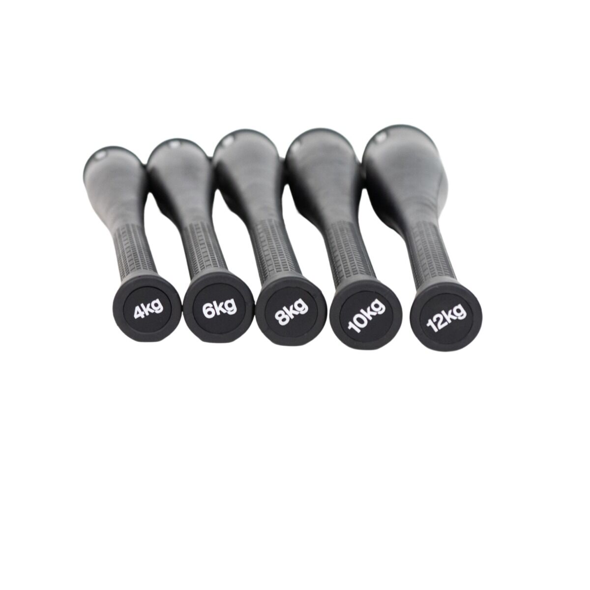 Rubber clubbells 4-12 kg - Muscle Power