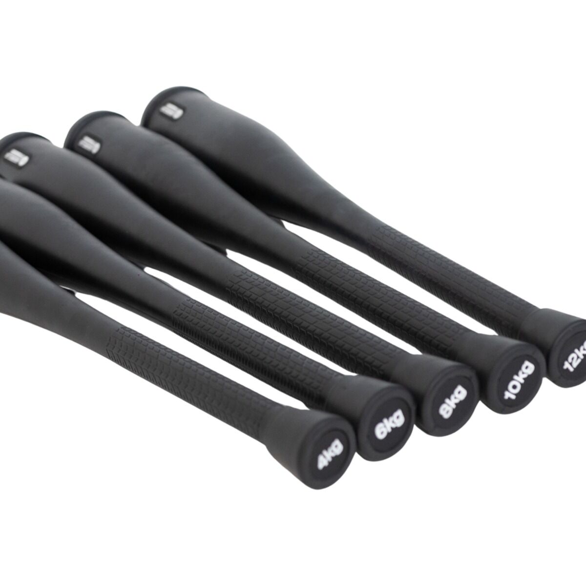 Rubber clubbells 4-12 kg - Muscle Power