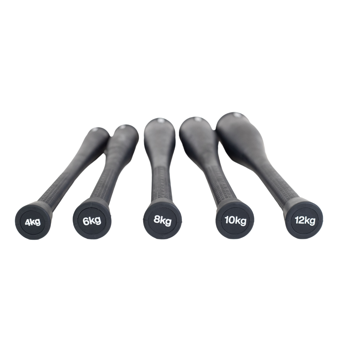 Rubber clubbells 4-12 kg - Muscle Power