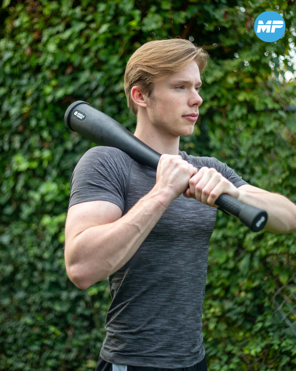 MP4005R Rubber Clubbell 10 kg - Muscle Power